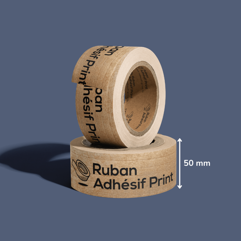 Ruban adhésif papier kraft armé - 50x50 - 1 couleur - 36 rouleaux ...